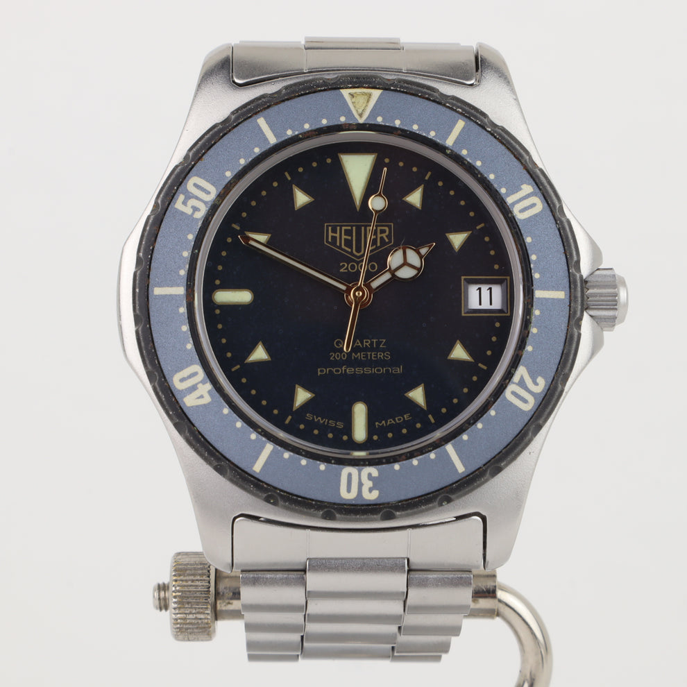 Heuer 2000 972.606 'Moondust' (Pre TAG Heuer) | Papers | 1985 – B&O Watches